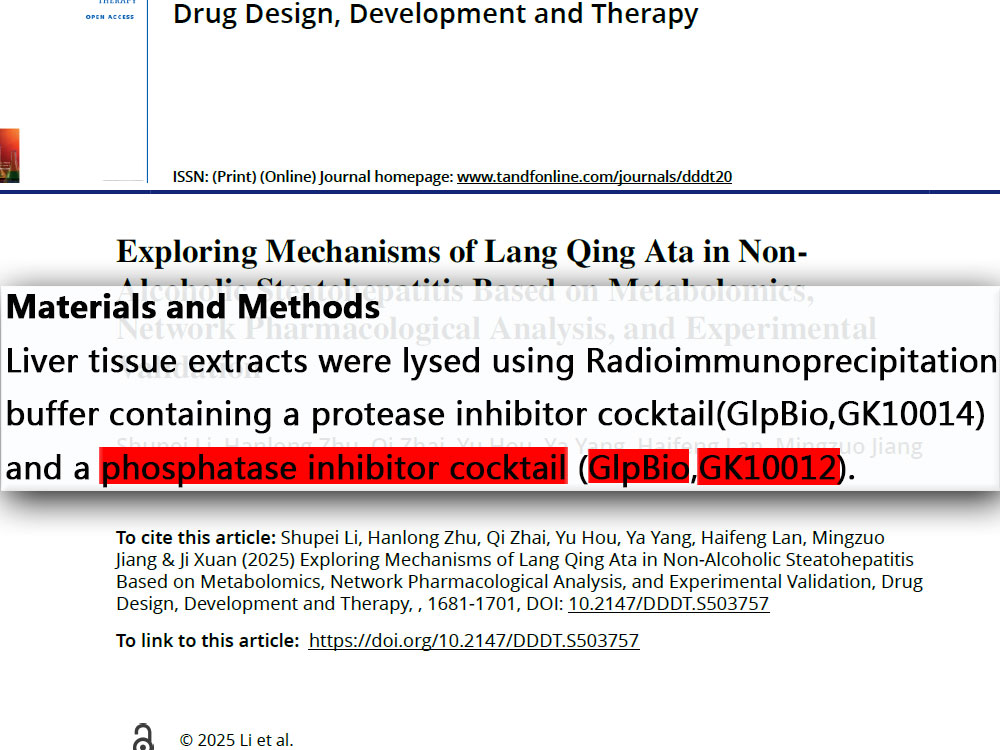Phosphatase Inhibitor Cocktail II (100× in ddH₂O)|磷酸酶抑制剂混合物 II - 美国GlpBio